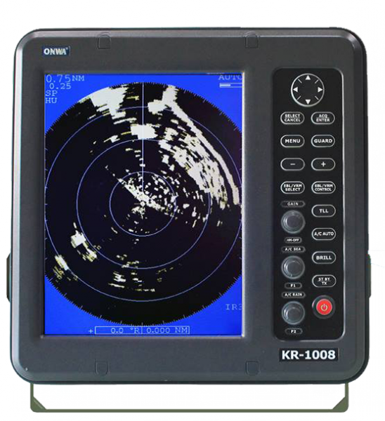 RADAR ONWA KR-1008 CON ANTENA RADOME DE 4 Kw