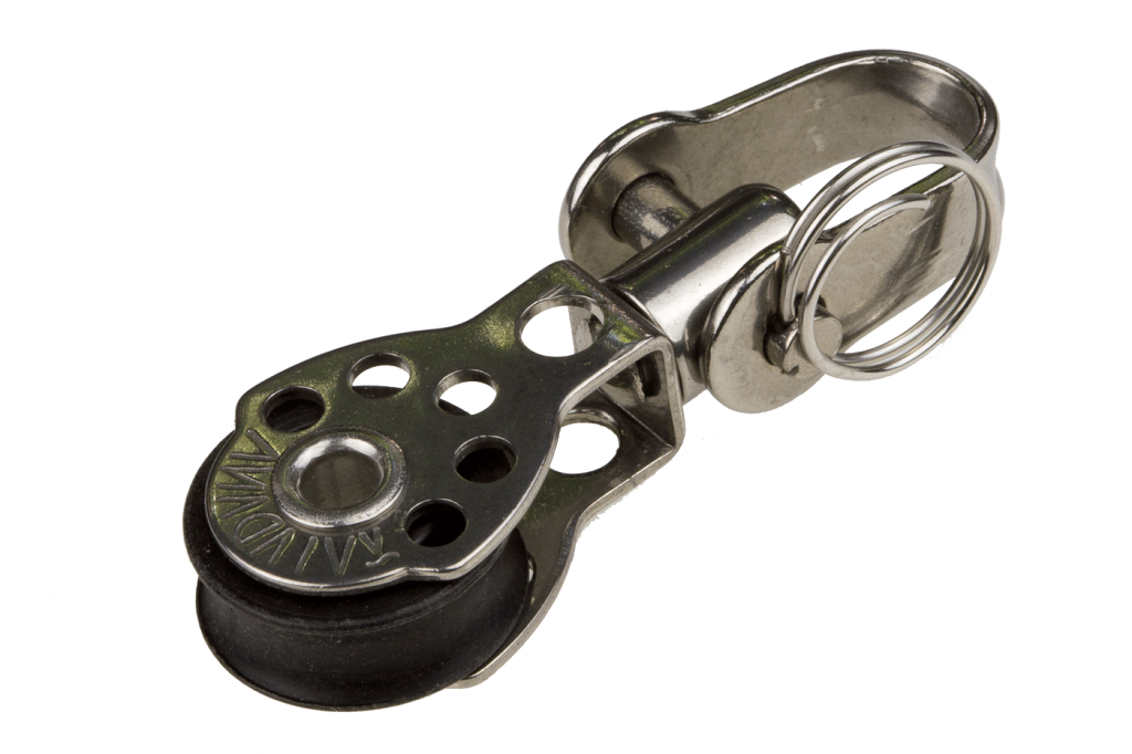 POLEA CON BASE Y MORDAZA DE RODAMIENTOS - sailandtrip