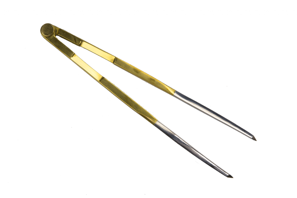 COMPÁS DE PUNTAS NÁUTICO RECTO CON PUNTAS DE ACERO